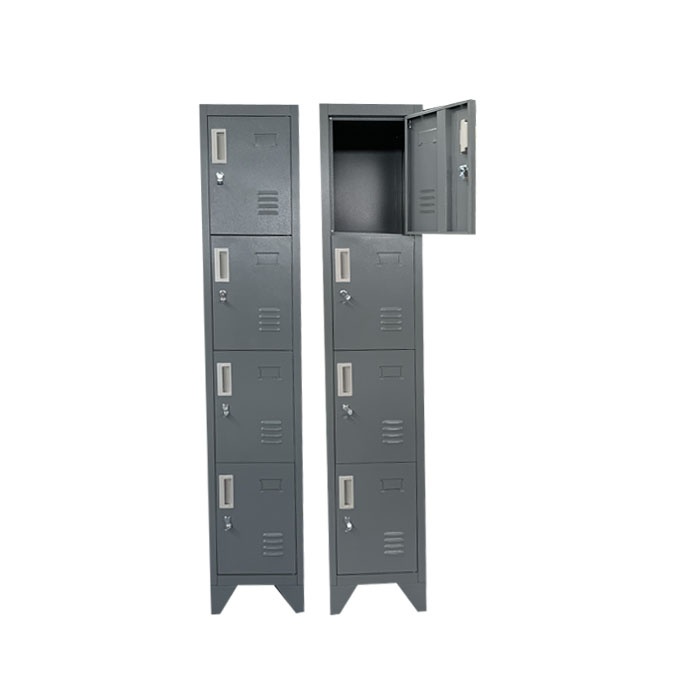 4 Tier Metal Locker Cupboard