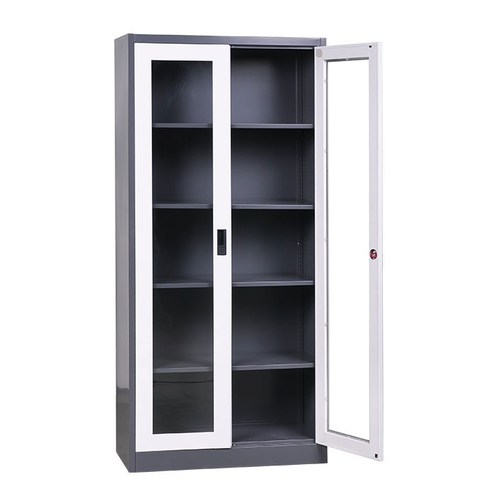Full Glass Door Filing Cabinet